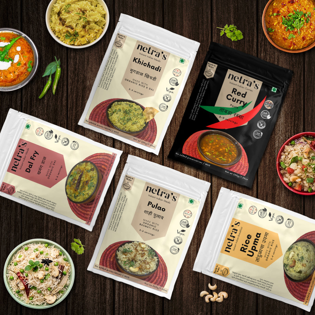Netra's Instant Indian Cuisine | Breakfast, Meals, Curries & Sweets