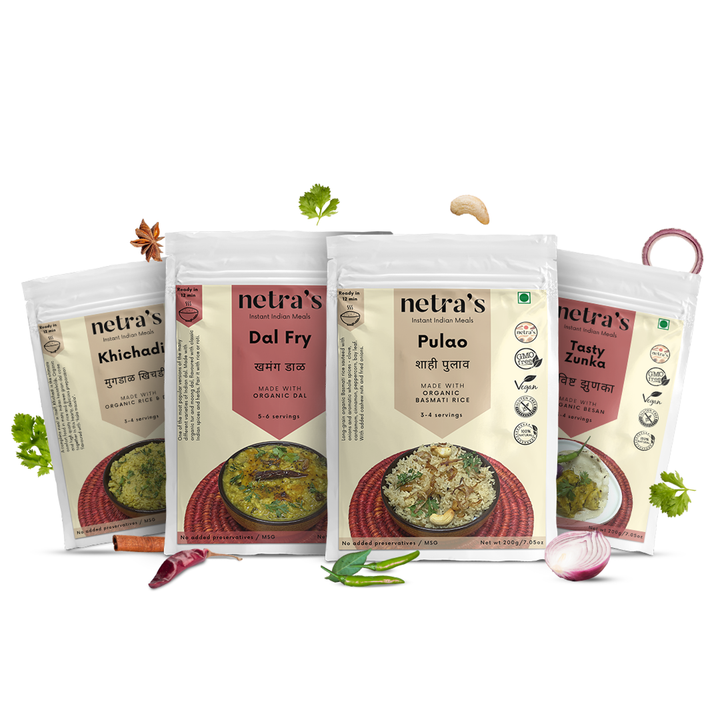 Netra's Instant Indian Cuisine | Breakfast, Meals, Curries & Sweets